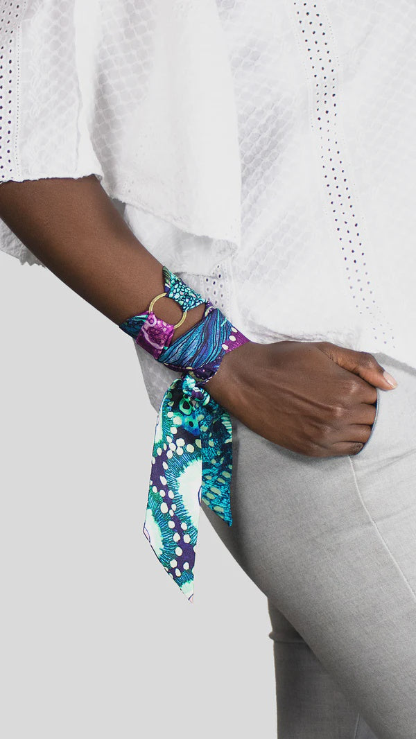 x Aureum Oceanum Azure Silk Twill Twilly – Mungo & Jemima Clothing